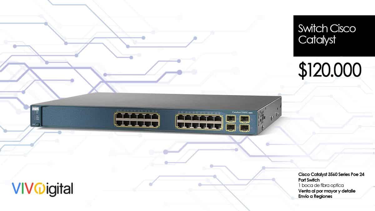 Switch Cisco Catalyst - www.vivodigital.cl