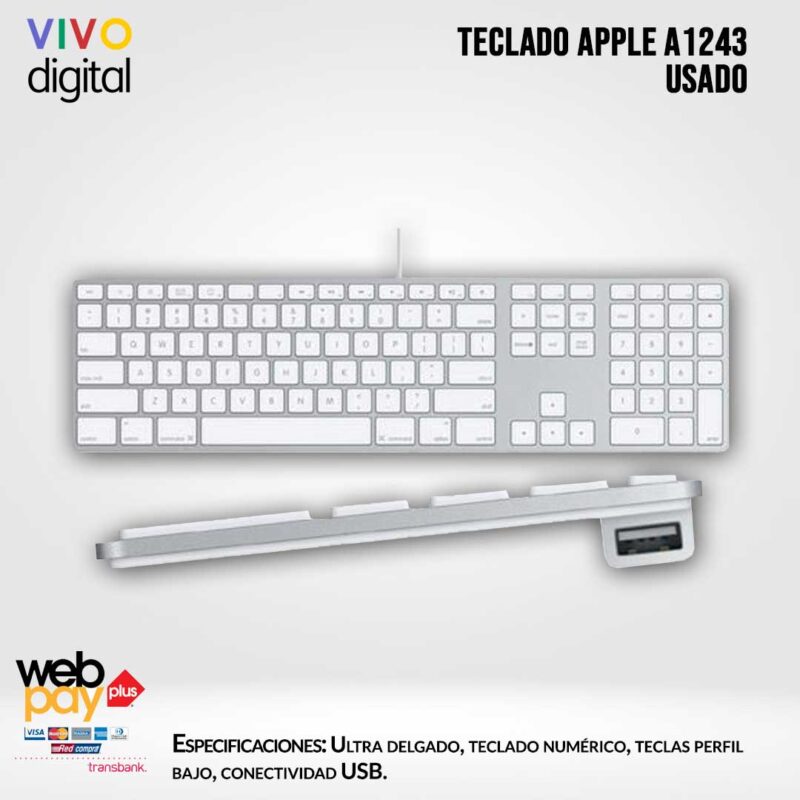 Kit Apple Teclado A1243 USB y Mouse A1152 USB - Renovado - www ...